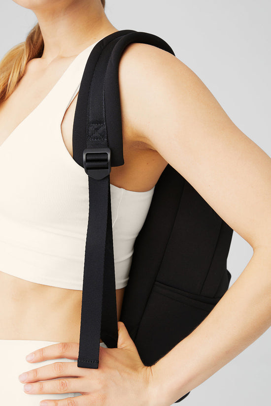 Stow Backpack - Black/Silver – Alo Yoga Mexico