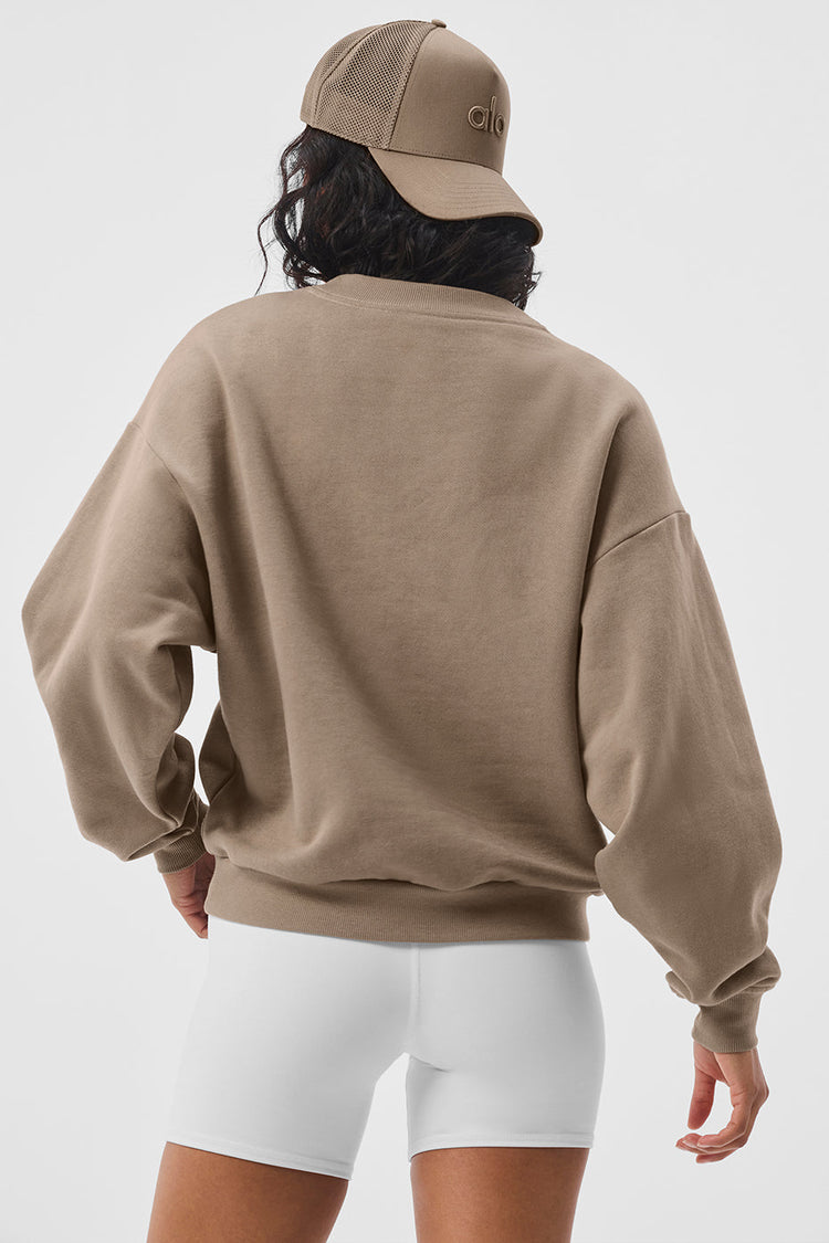 Accolade Crew Neck Pullover - Gravel – Alo Yoga Mexico
