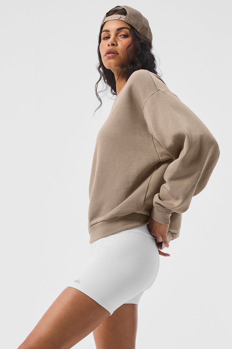 Accolade Crew Neck Pullover - Gravel – Alo Yoga Mexico
