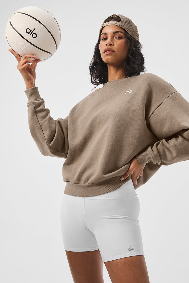Accolade Crew Neck Pullover - Gravel – Alo Yoga Mexico