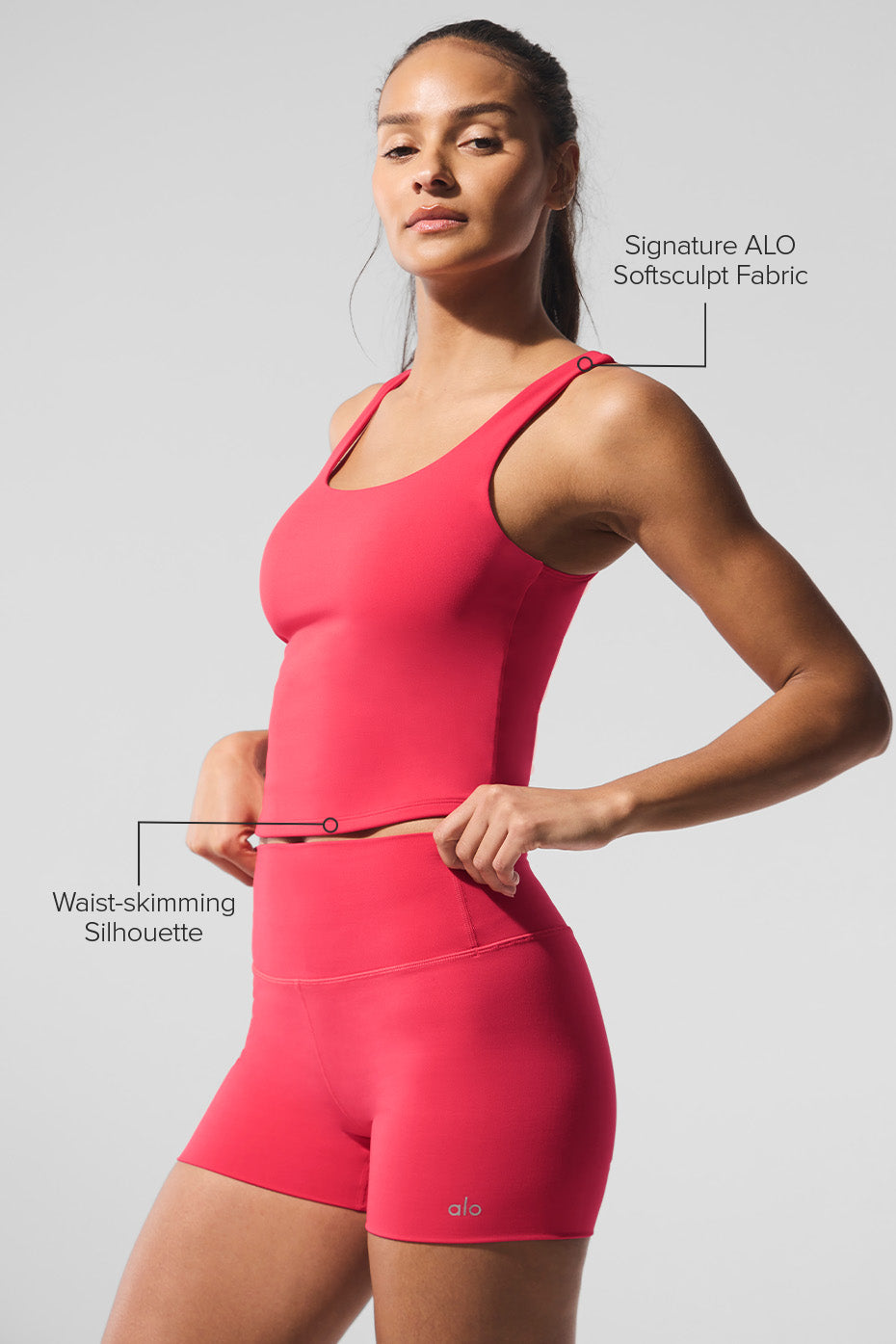 ALO Softsculpt Tank - Candy Red – Alo Yoga Mexico