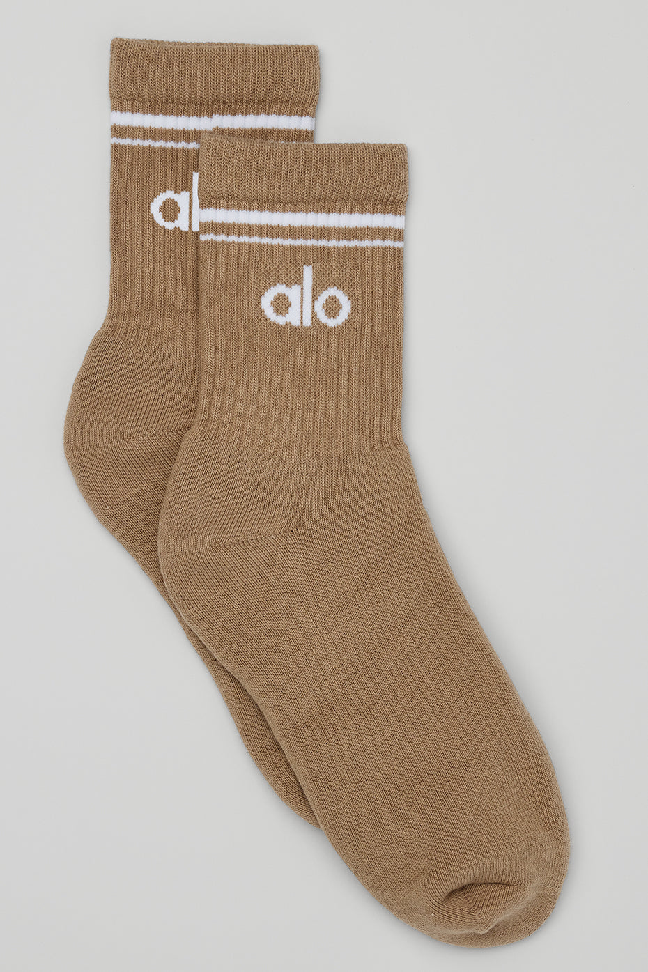 Unisex Half-Crew Throwback Sock - Gravel/White – Alo Yoga Mexico