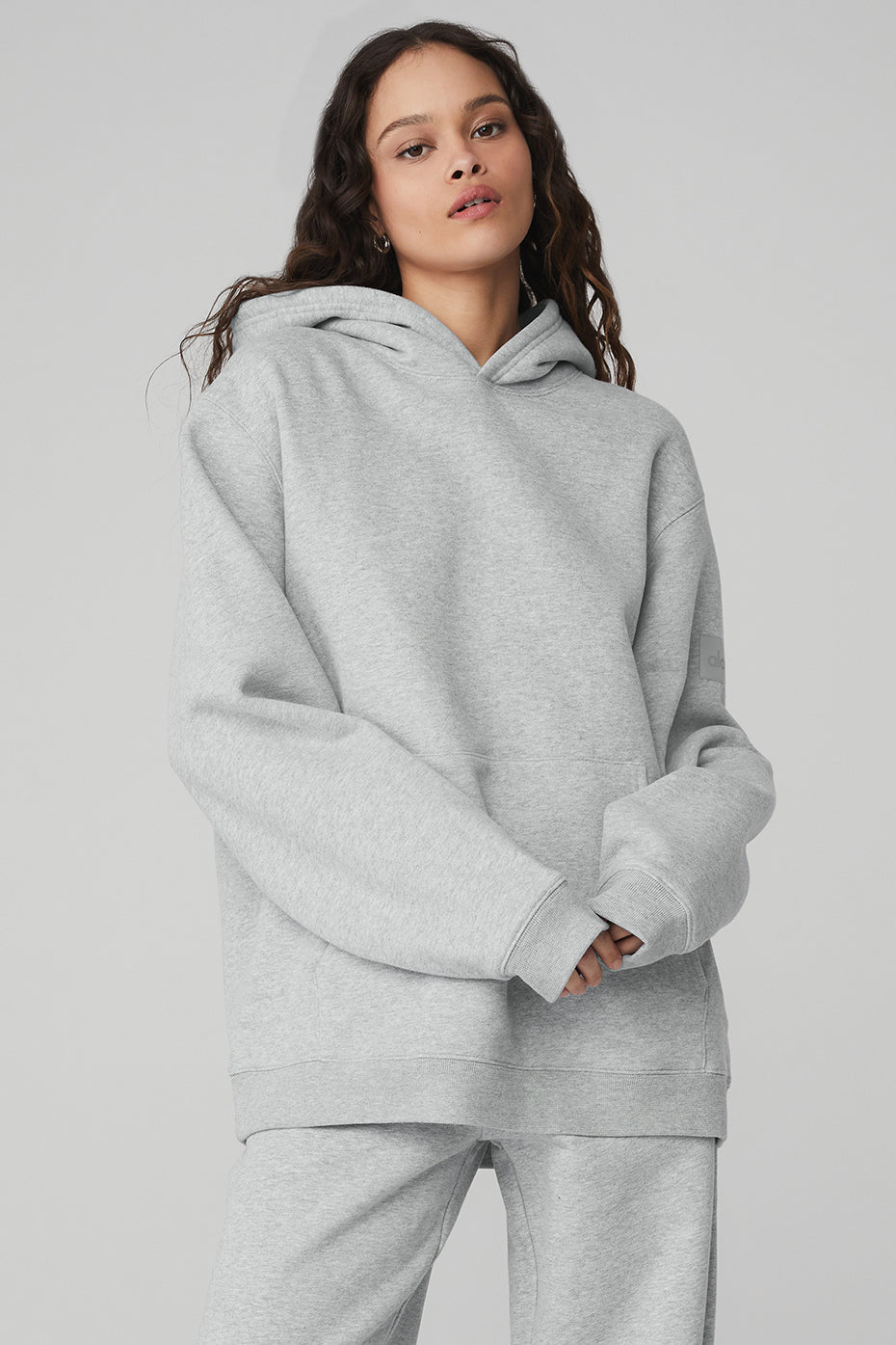 Renown Heavy Weight Hoodie - Athletic Heather Grey – Alo Yoga Mexico