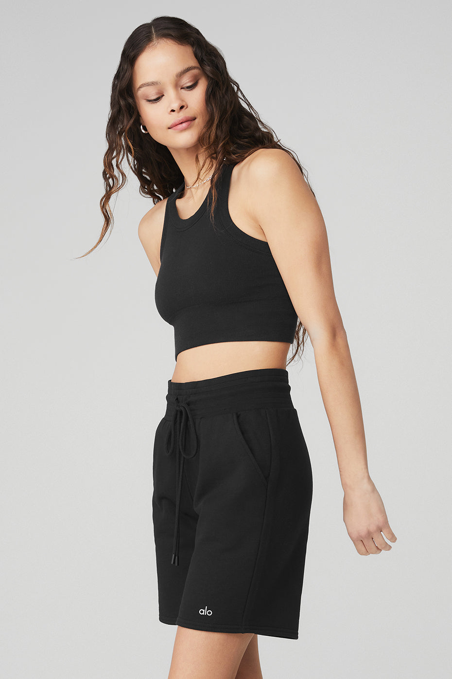 Seamless Delight High Neck Bra - Black – Alo Yoga Mexico